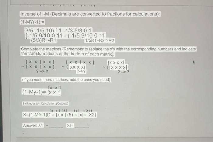 Problem 11. [Section 4.7-Leontief Input-Output | Chegg.com