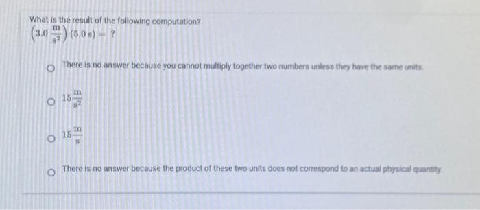 Solved What is the result of the following computation? | Chegg.com