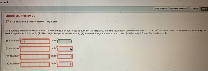 Solved nment PRINTER VERSION FULL SCREEN BACK NEXT Chapter | Chegg.com