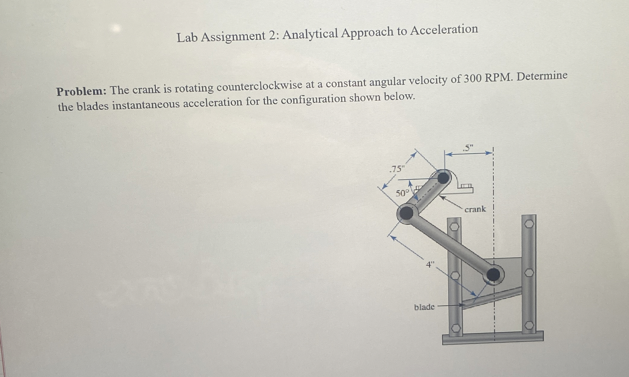 Solved Lab Assignment 2: Analytical Approach to | Chegg.com
