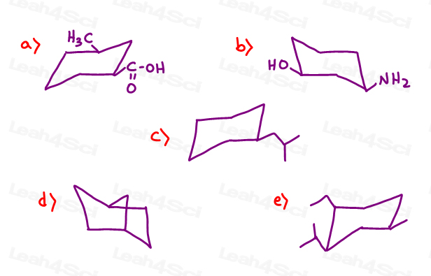 Solved Convert the following chair conformations into planar | Chegg.com