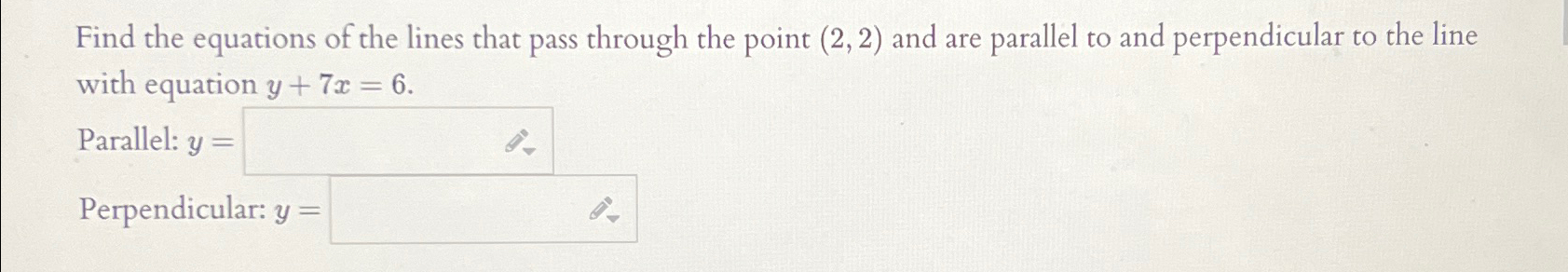 Solved Find the equations of the lines that pass through the | Chegg.com
