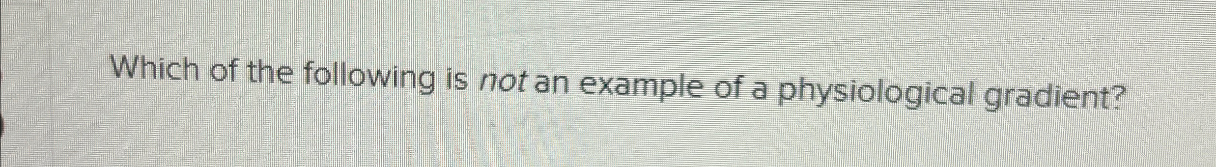 Solved Which of the following is not an example of a | Chegg.com