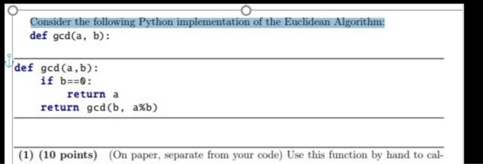Solved (4) (10 points) Write a function gcd.divops, by | Chegg.com