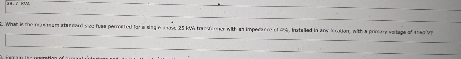 Solved What is the maximum standard size fuse permitted for | Chegg.com