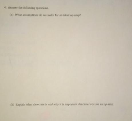 Solved answer the following questionsA) ﻿What assumption do | Chegg.com