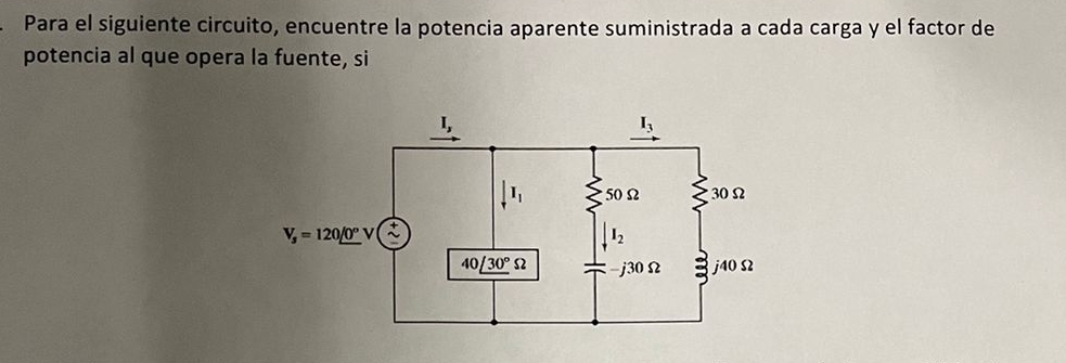 Solved Para el siguiente circuito, encuentre la potencia | Chegg.com