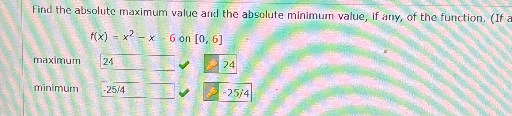 Solved Find the absolute maximum value and the absolute | Chegg.com