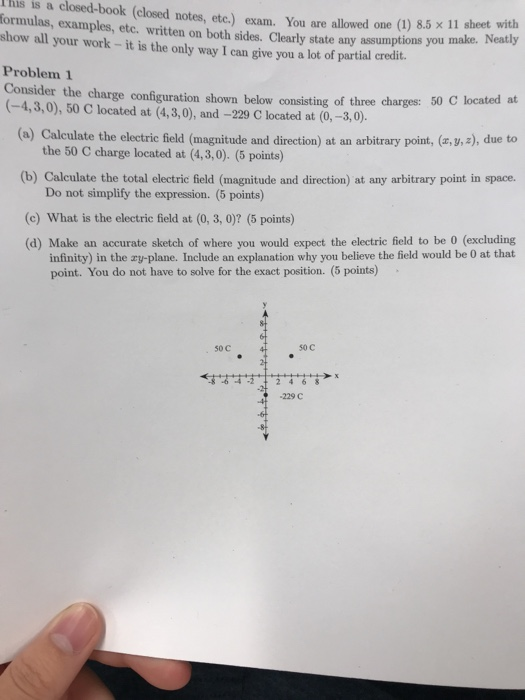 Solved is a closed-book (closed notes, etc.) exam. You are | Chegg.com