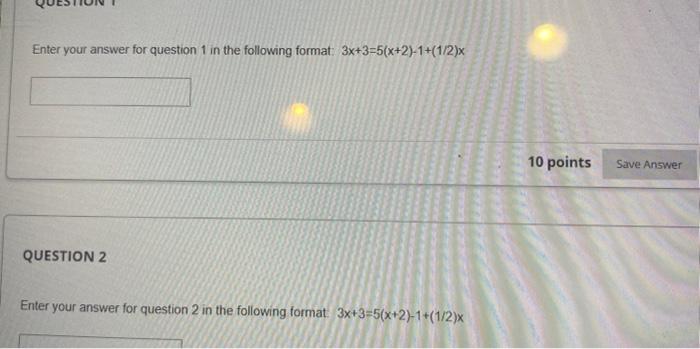 Solved Rite Out The Following Expressions As Equations 1 A 