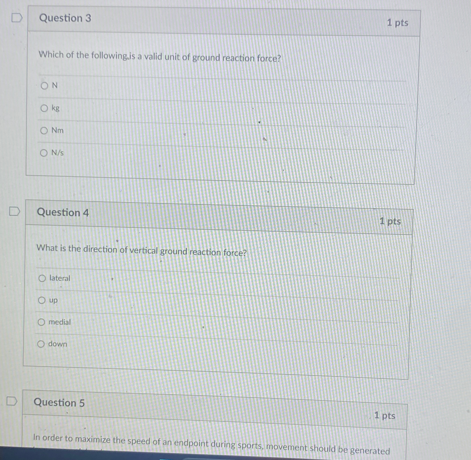 Solved Question 31ptsWhich of the following is a valid unit | Chegg.com Solved Question 31ptsWhich of the following is a valid unit | Chegg.com