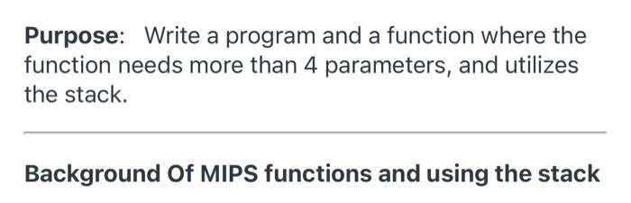 Solved Purpose: Write a program and a function where the | Chegg.com