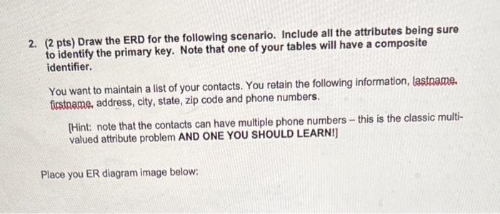 Solved IS3280 Data Management| Assignment Creating ER | Chegg.com