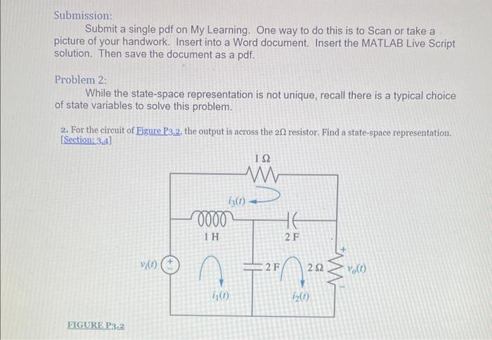 Solved Submission: Submit a single pdf on My Learning. One | Chegg.com