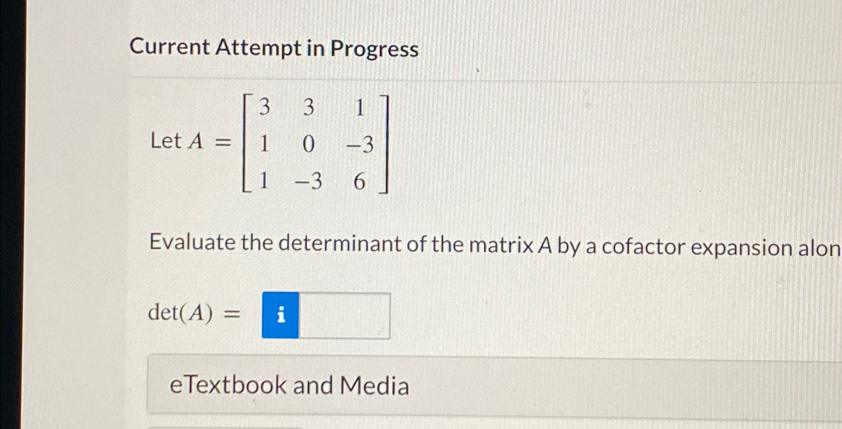 Solved Current Attempt in ProgressLet | Chegg.com