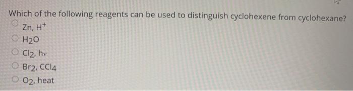 Solved which kf the following reagents can be hsed to | Chegg.com
