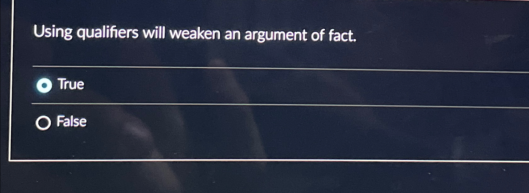 Solved Using qualifiers will weaken an argument of | Chegg.com