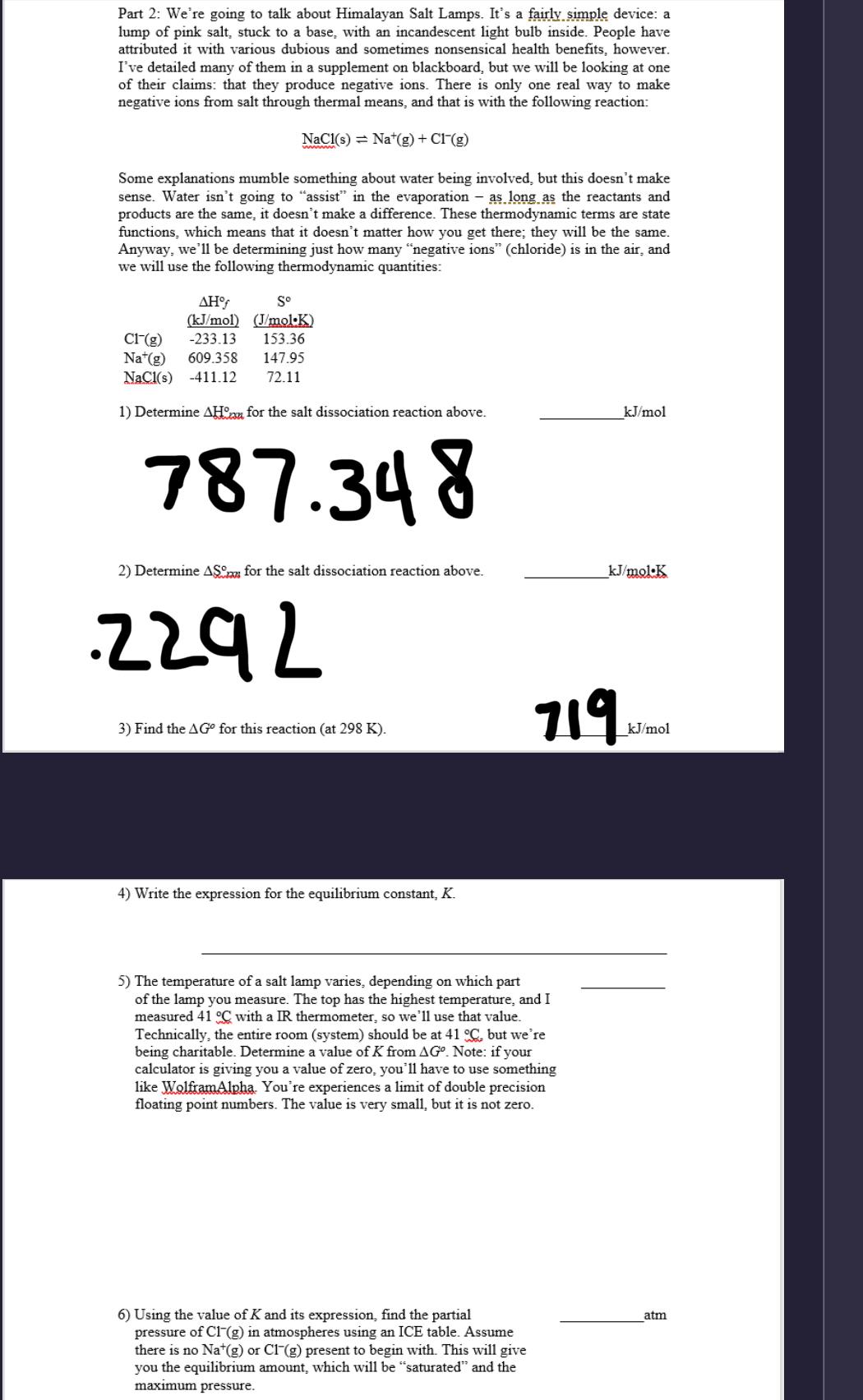 Please do 4,5&6 ﻿WILL THUMBS UP Part 2: We're going | Chegg.com