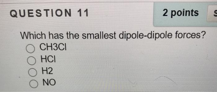 Solved QUESTION 13 2 points Save Ang In liquid butanol, | Chegg.com