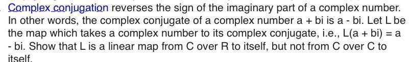 Solved Complex_conjugation reverses the sign of the | Chegg.com