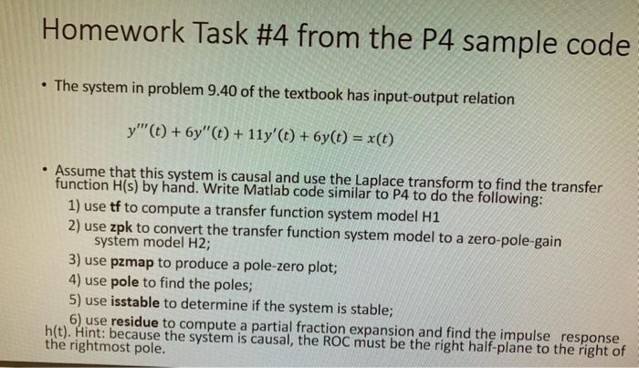 Solved Homework Task #4 from the P4 sample code • The system | Chegg.com