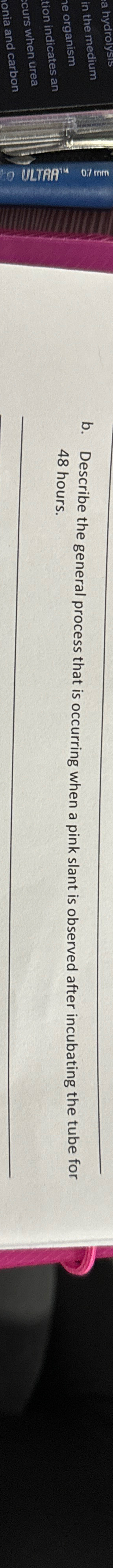 Solved b. ﻿Describe the general process that is occurring | Chegg.com