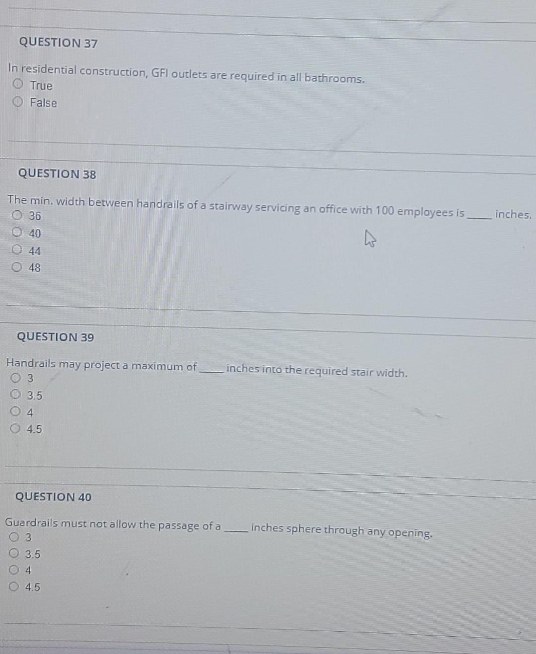 Solved QUESTION 37 In residential construction, GFI outlets | Chegg.com