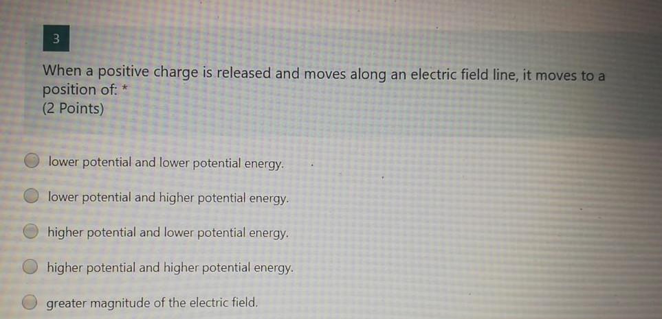 Solved 2 A particle (charge = 5.0 uC) is released from rest | Chegg.com