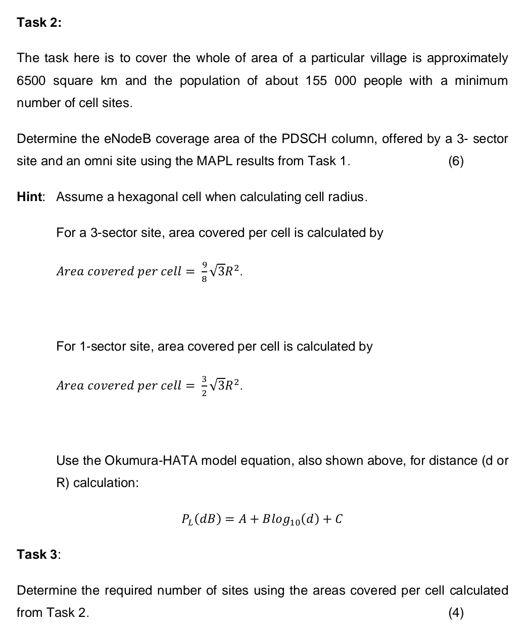 Solved Task 2the Task Here Is To Cover The Whole Of Area Of