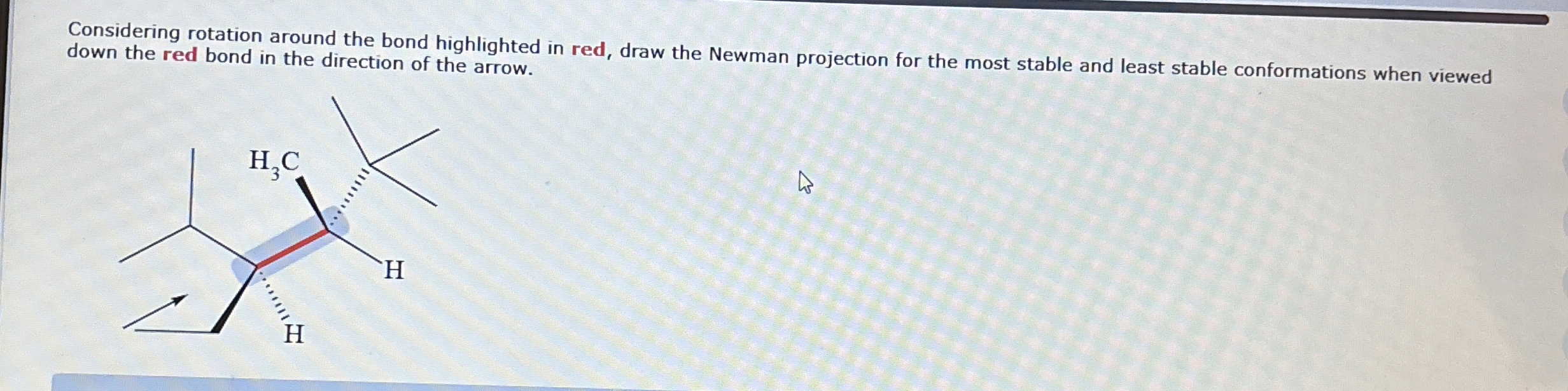 Solved Considering rotation around the bond highlighted in | Chegg.com