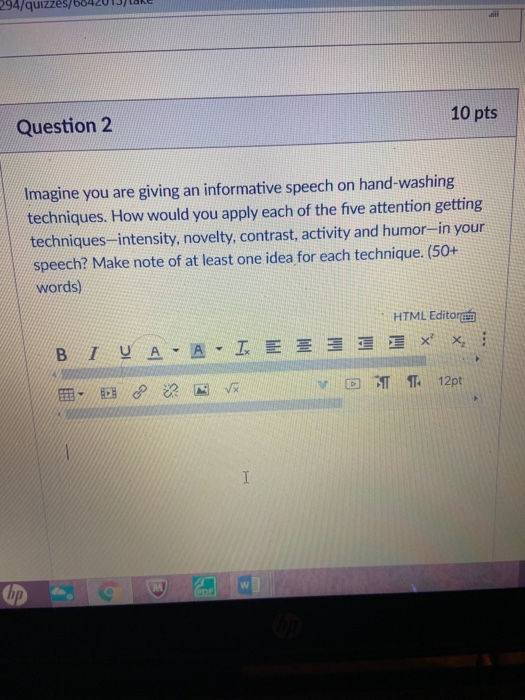 Solved 294/quizzes 10 pts Question 2 Imagine you are giving | Chegg.com Solved 294/quizzes 10 pts Question 2 Imagine you are giving | Chegg.com