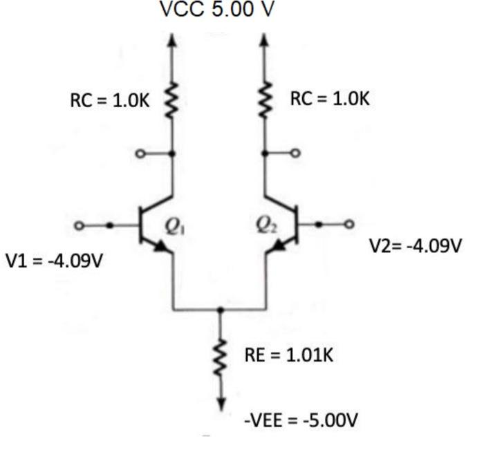 Solved Simulate the differential amplifer in Multisim and | Chegg.com Solved Simulate the differential amplifer in Multisim and | Chegg.com