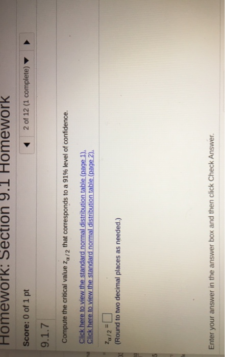Solved Homework Section 9 1 Homework Score 0 Of 1 Pt 2 Of
