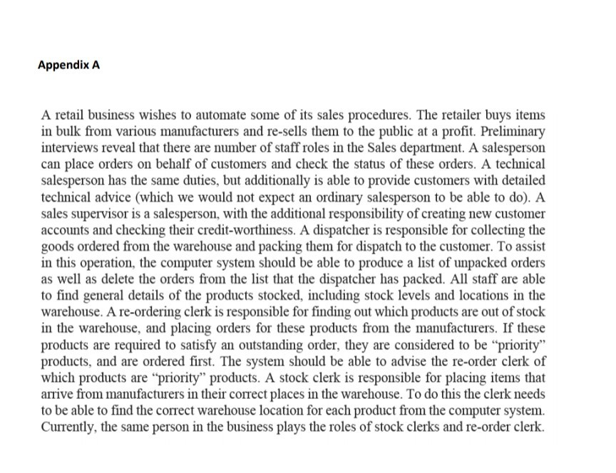 Question 1 Total [20] 1.1 Develop a first-cut design | Chegg.com