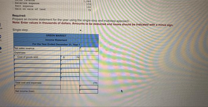 Solved Exercise 4-14A (Algo) Single-step and multistep | Chegg.com