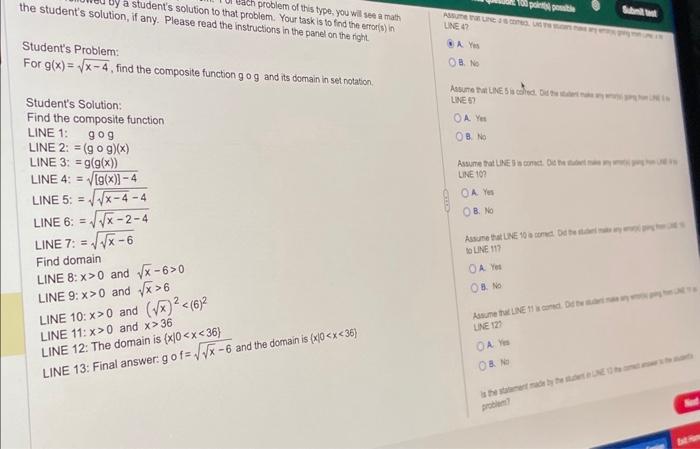 Solved the student's solution, student's solution to that | Chegg.com