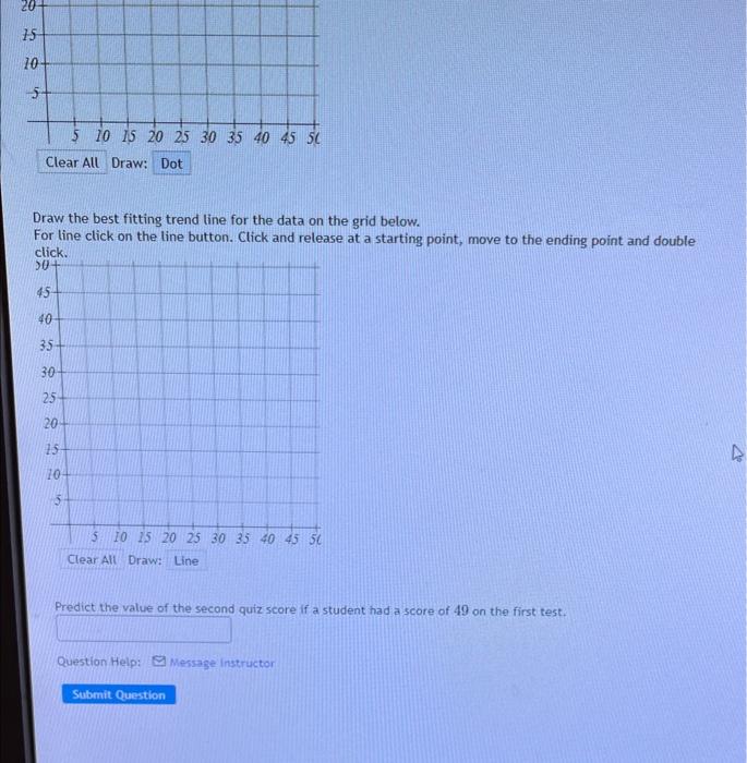 Solved The following is data for the first and second Quiz | Chegg.com