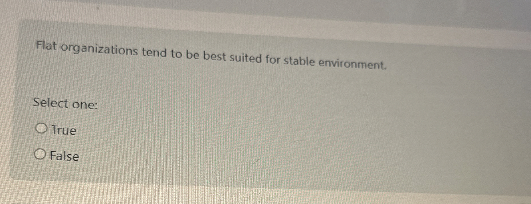 Solved Flat organizations tend to be best suited for stable | Chegg.com