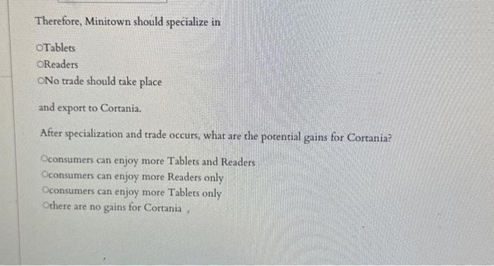 Solved Assume for thin problem that the countries 1 and 2 in | Chegg.com