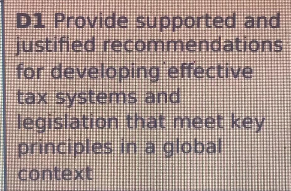 Solved D1 Provide supported and justified recommendations | Chegg.com