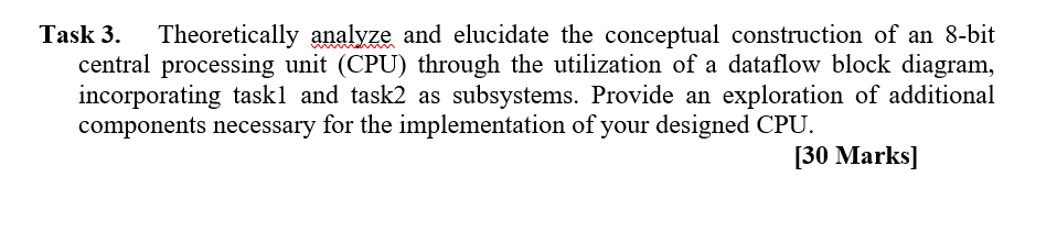 Solved Task 3. ﻿Theoretically analyze and elucidate the | Chegg.com