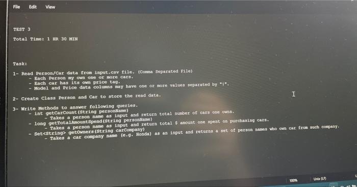 Solved the excel cheet is the input. just when you | Chegg.com