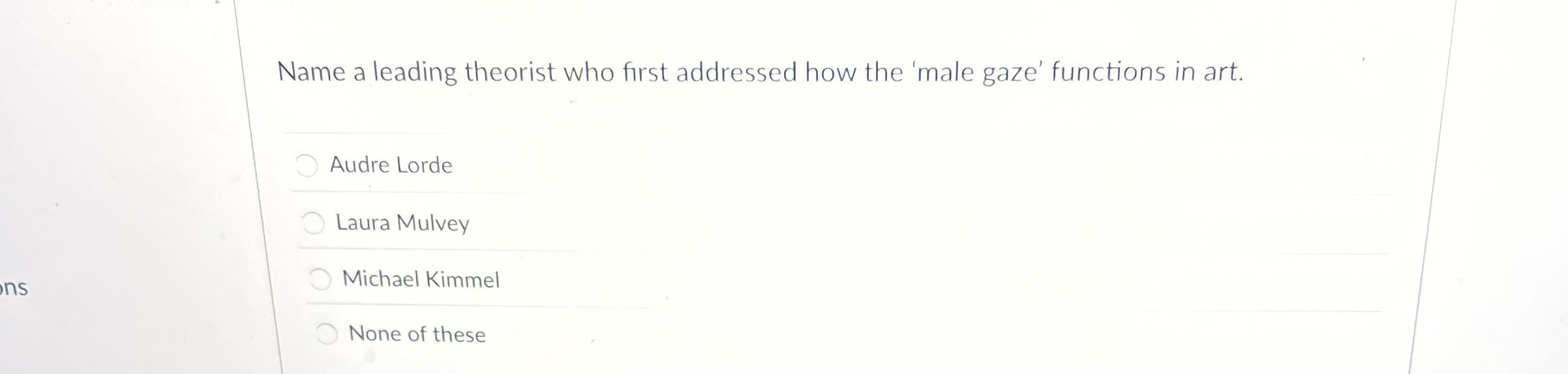 Solved Name a leading theorist who first addressed how the | Chegg.com