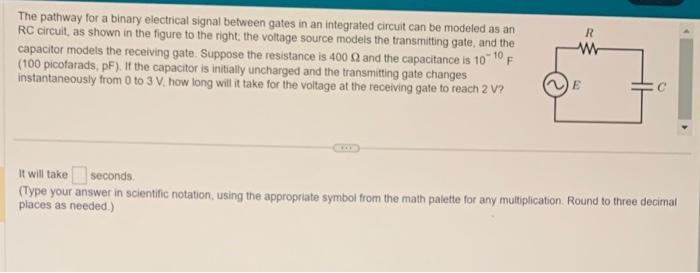 Solved The pathway for a binary electrical signal befween | Chegg.com