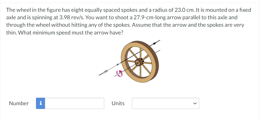 Solved The wheel in the figure has eight equally spaced | Chegg.com