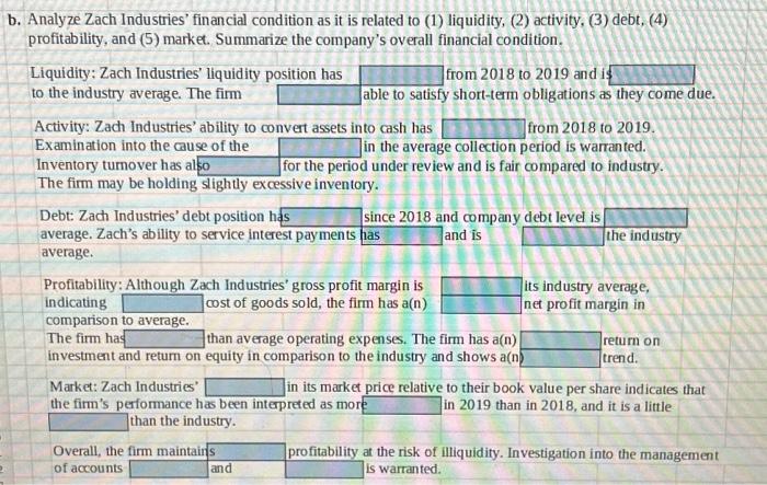 Solved ach Industries Balance Sheet December 31, 2019 | Chegg.com