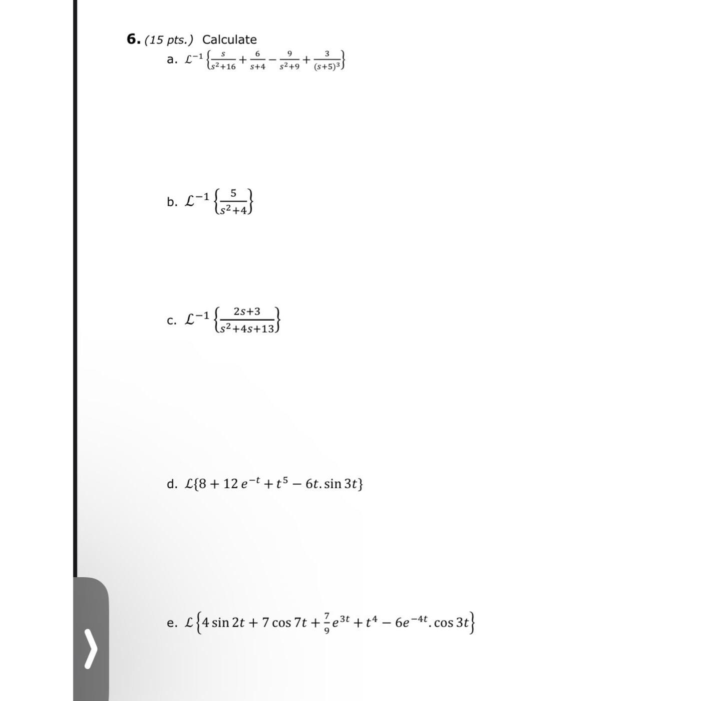 Solved (15 ﻿pts.) | Chegg.com