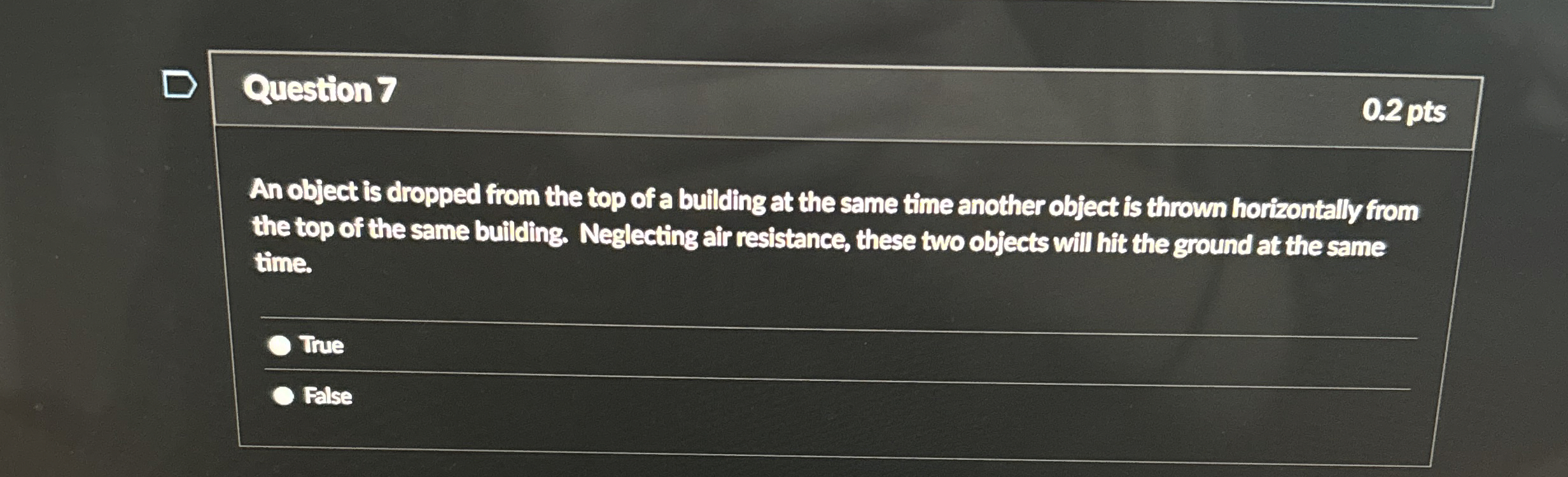Solved Question 70.2 ﻿ptsAn object is dropped from the top | Chegg.com