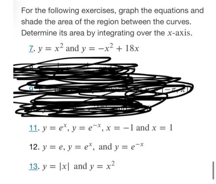 Solved For the following exercises, graph the equations and | Chegg.com