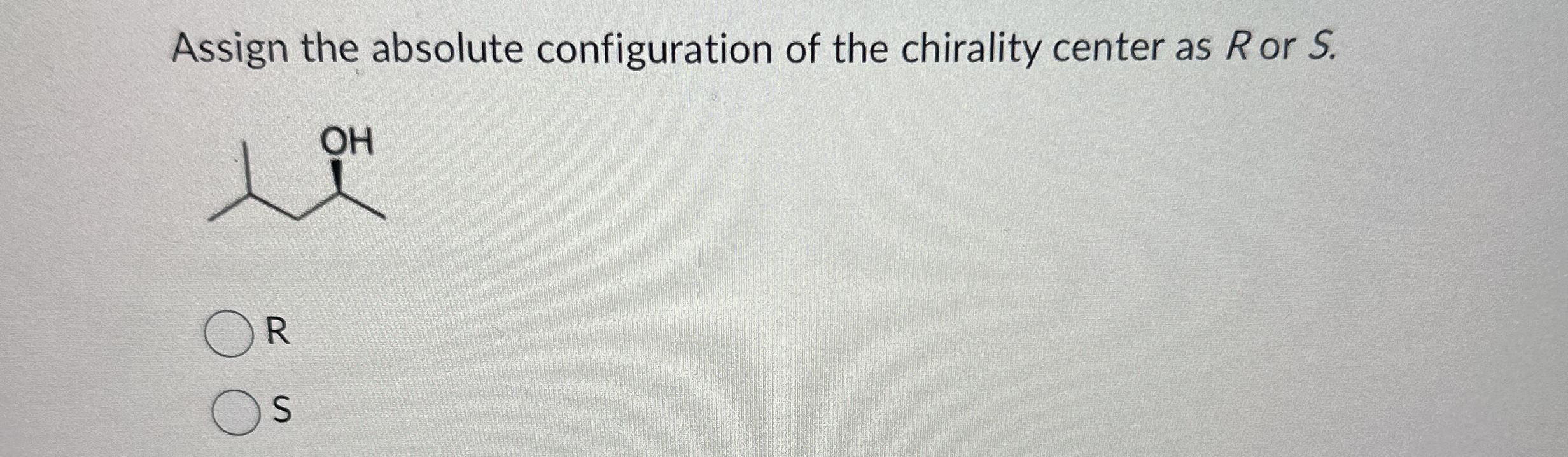 Solved Assign the absolute configuration of the chirality | Chegg.com